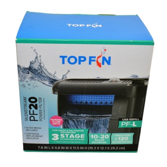 Top Fin | Fish | Nib Top Fin Pf2 3 Stage Power Filter Fresh Or ...